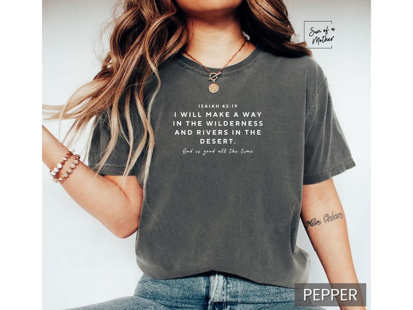 Simple Fit Bible Verse Shirt Christian Tshirt Religious Clothing ...