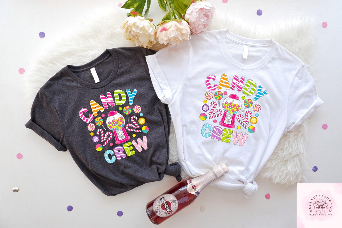 Simple Fit Candy Crew T-Shirt, Sweetie Candy Squad Shirt, Candy ...
