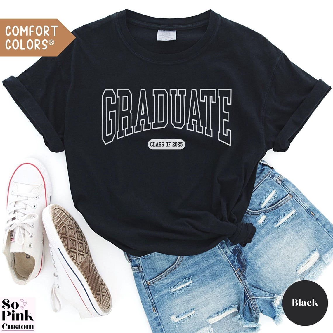 Simple Fit Class of 2025 Graduate Shirt, High School Graduation Shirt ...