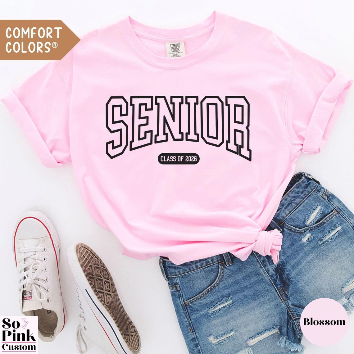Simple Fit Class of 2026 Senior Shirt, High School Graduation Shirt ...