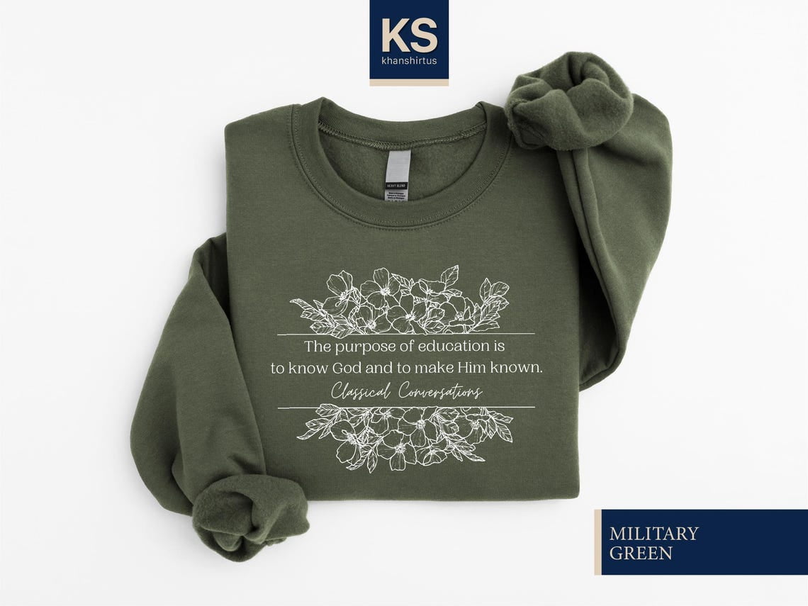 Simple Fit Classical Conversations Sweatshirt, Homeschool Mom Shirt ...