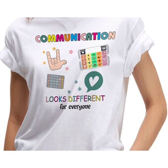 Simple Fit Communication Is Different Shirt, Speech Therapy, Speech ...