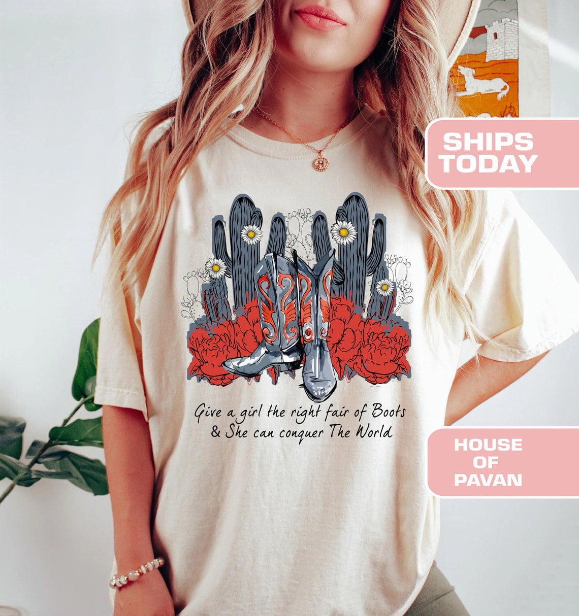 Simple Fit Cowgirl Western Boots Shirt, Courage TShirt, Country Music ...