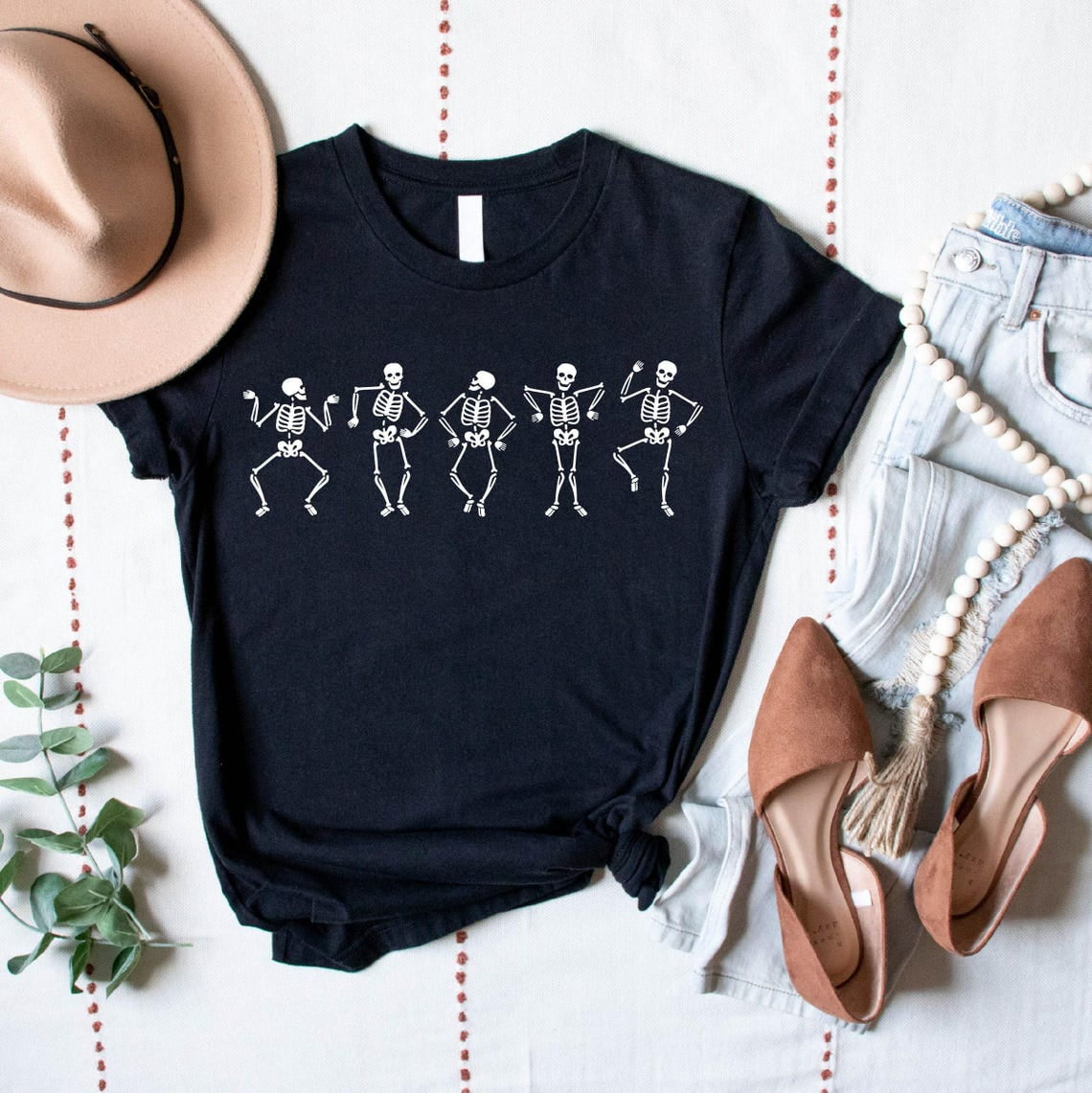 Simple Fit Dancing Skeleton Shirt, Happy Holidays Shirt, Skeleton Hand ...