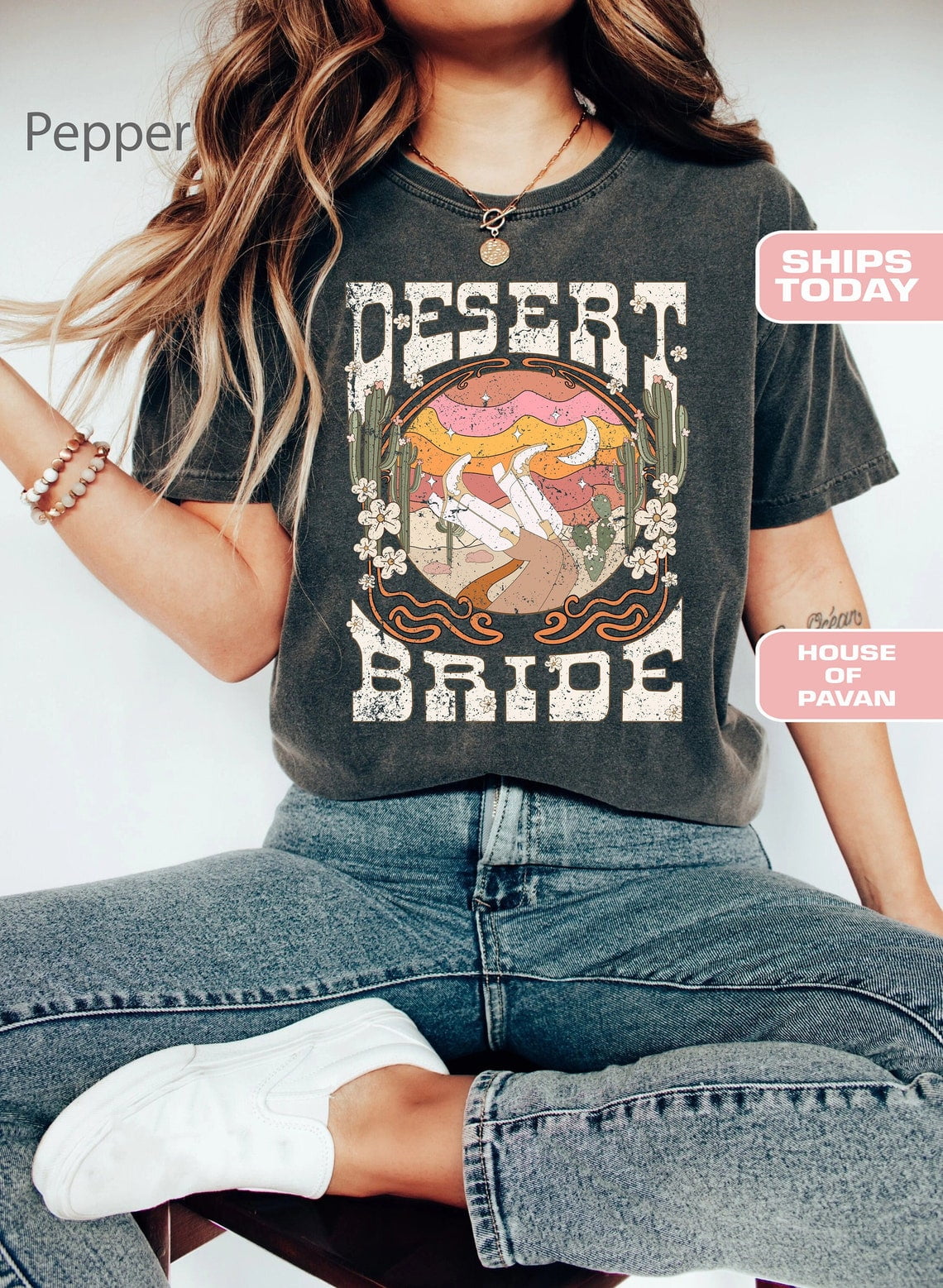 Simple Fit Desert Bride Western Shirt â€“ Country Concert Tee, Cowgirl ...