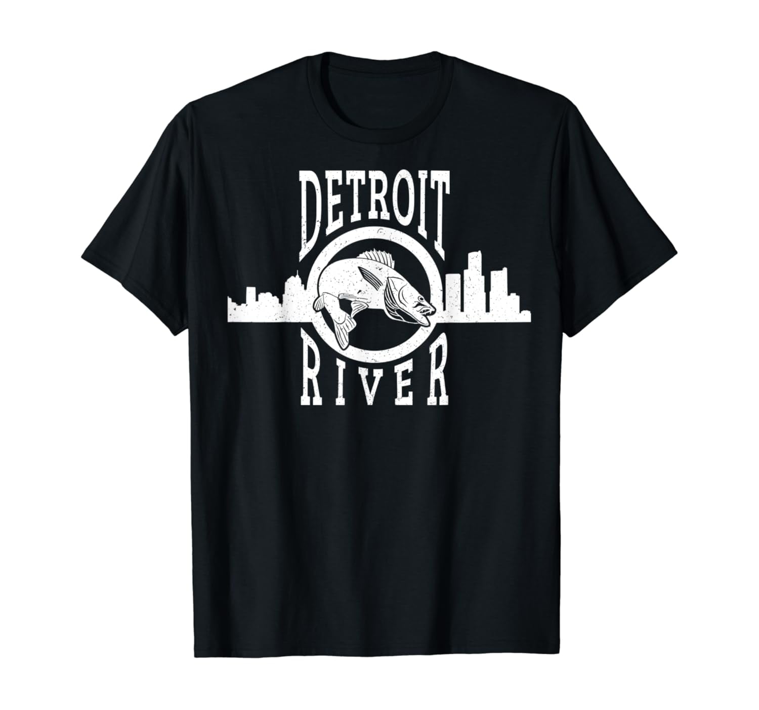 Simple Fit Detroit River Walleye Fishing T Shirt For Men Women ...