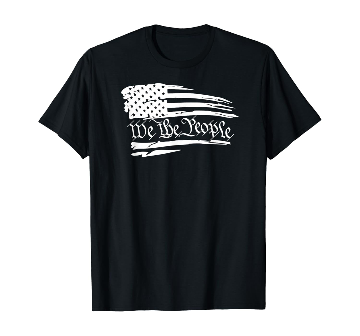 Simple Fit Distressed We The People Constitution Patriotic T-Shirt ...