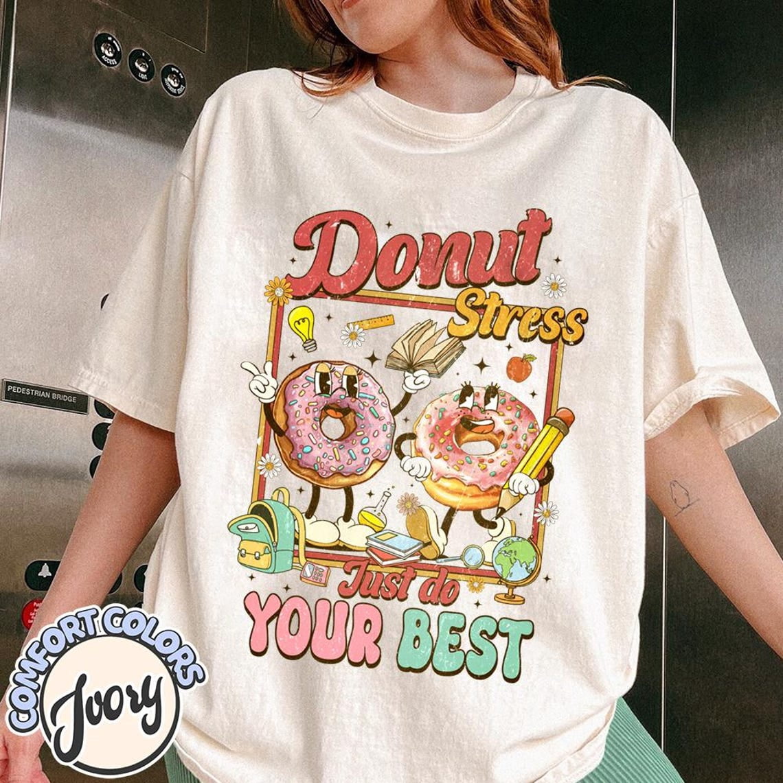 Simple Fit Donut Teacher Shirt, STAAR Test Day Shirt, Teacher Testing ...