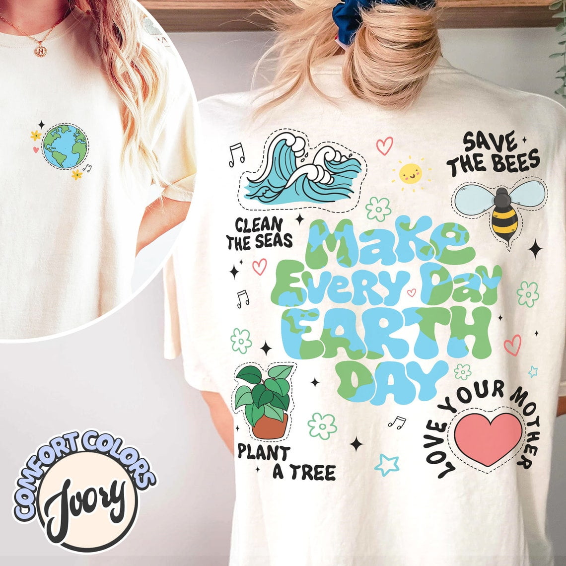 Simple Fit Earth Day Everyday Shirt, Save The Planet, Save The Earth ...