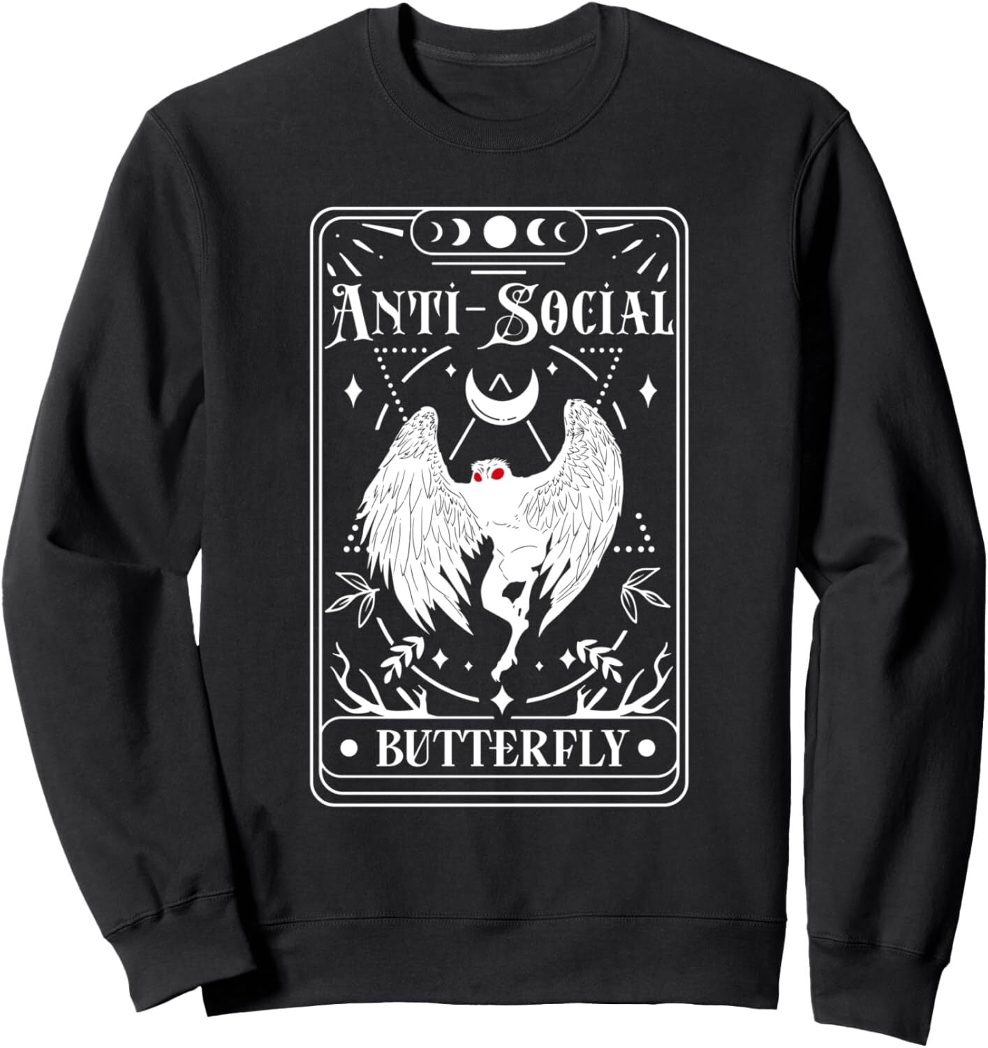 Simple Fit Emporium Mothman Tarot Card Antisocial Butterfly Cryptid ...