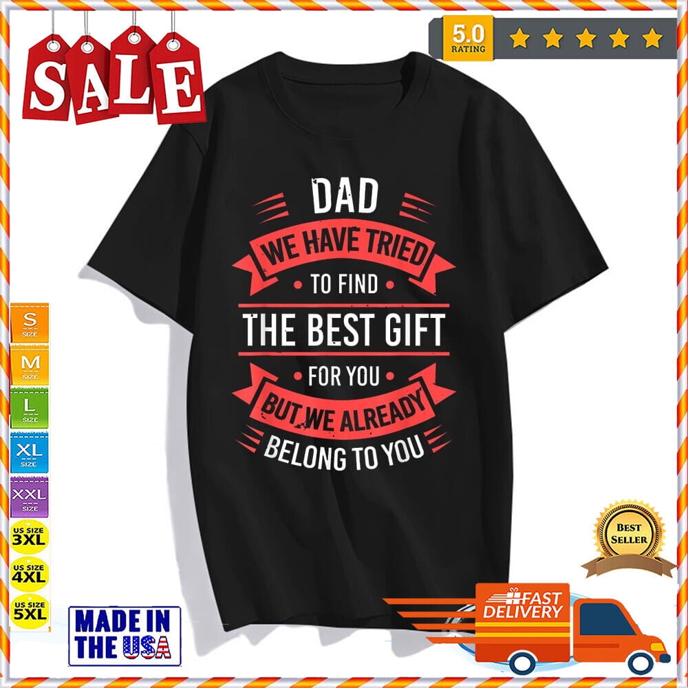 Simple Fit Fathers Day Shirt For Dad From Daughter Son Wife Dad T-Shirt ...