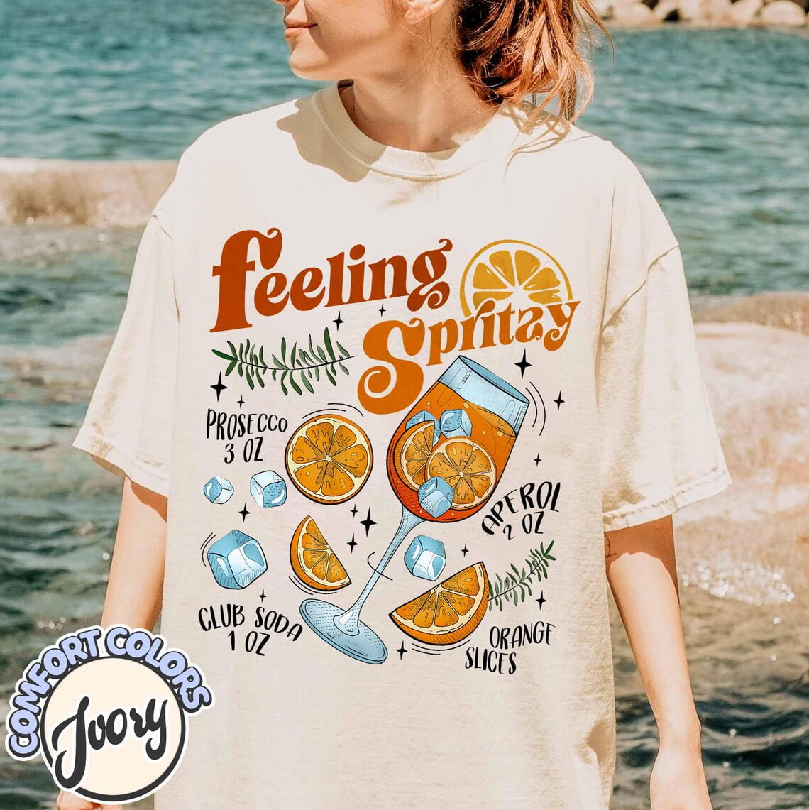 Simple Fit Feeling Spritzy Shirt, Aperol Spritz Shirt, Italian Cocktail ...