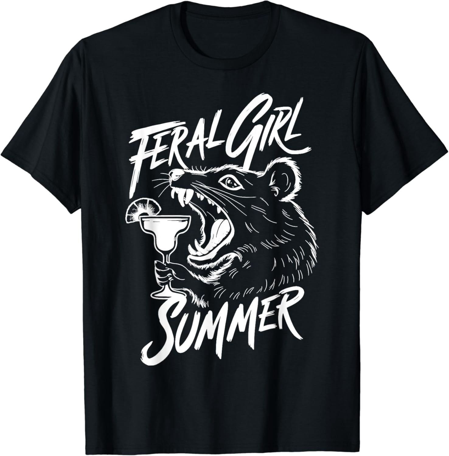 Simple Fit Feral Girl Summer Shirt, Feral Girl Summer Party T-Shirt ...