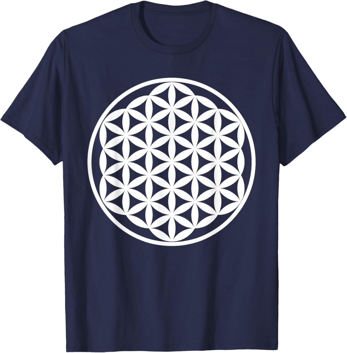 Simple Fit Flower Of Life - Awesome Sacred Geometry Tee Shirt T-Shirt ...