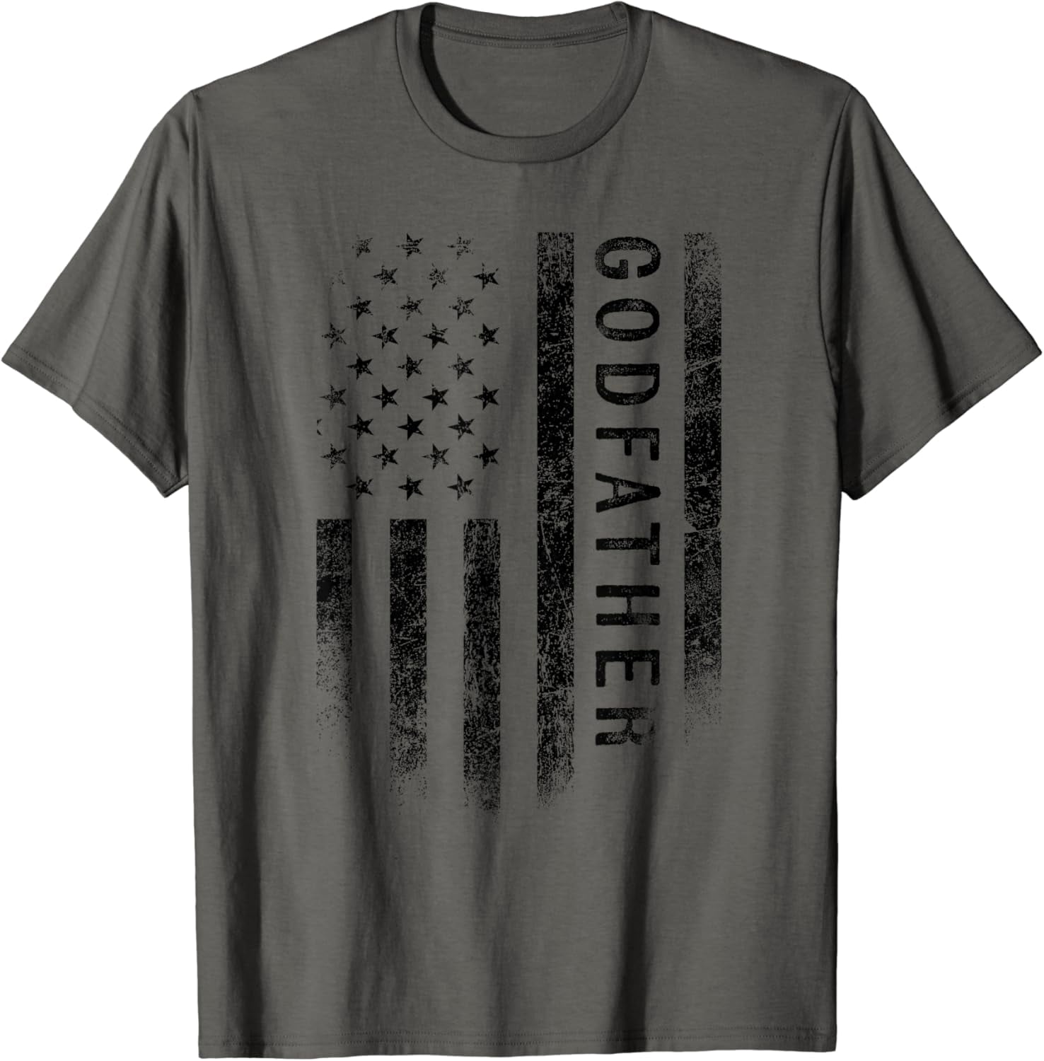 Simple Fit Godfather Patriotic American Usa Flag Father'S Day Godfather ...