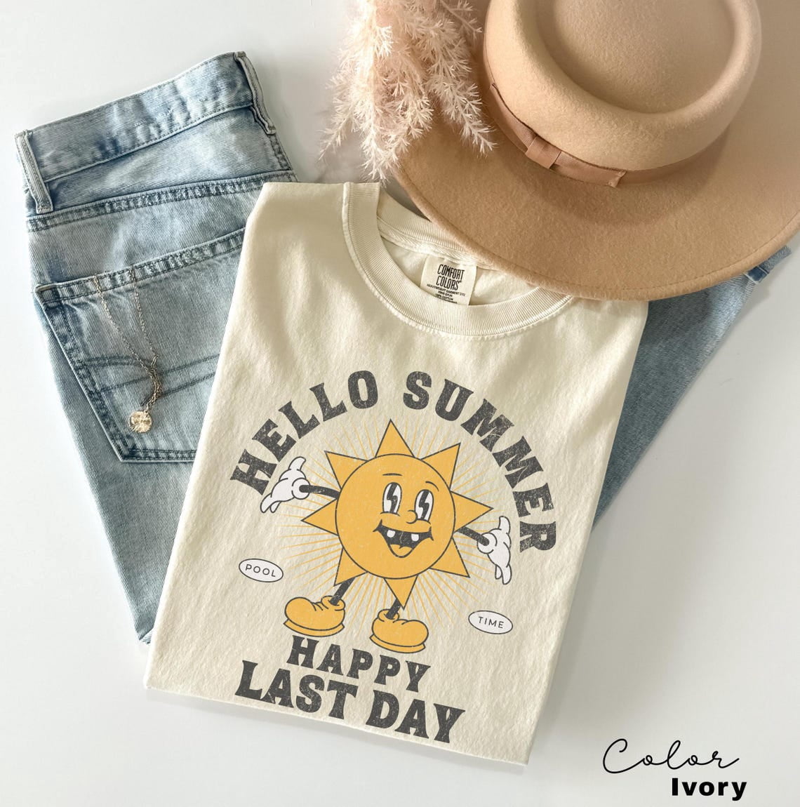 Simple Fit Happy Last Day Of School Shirt, Teacher Summer Shirt ...