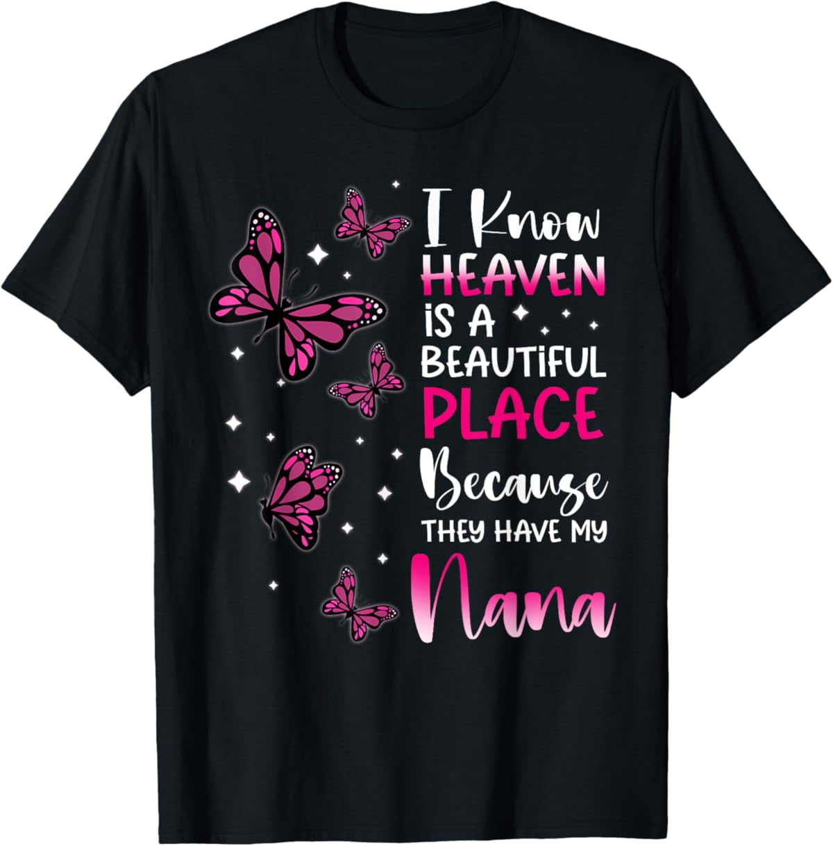 Simple Fit Heaven Is Beautiful Place Because They Have My Nana Angel T ...