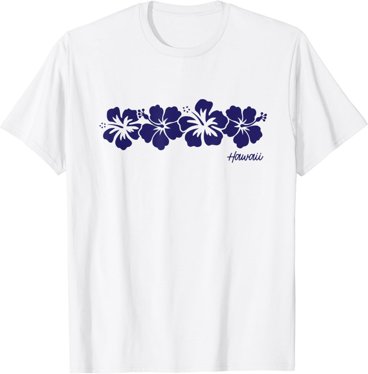 Simple Fit Hibiscus Flower Hawaii Aloha Hawaiian Retro Beach Girls Boys ...