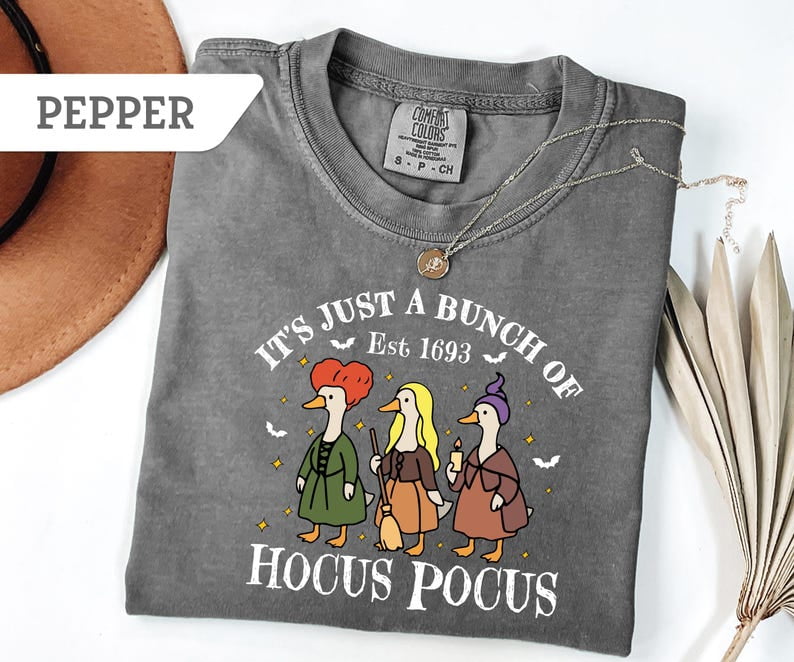 Simple Fit Hocus Pocus, Shirt, , Witchy Tee, Sanderson Sisters, Spooky ...