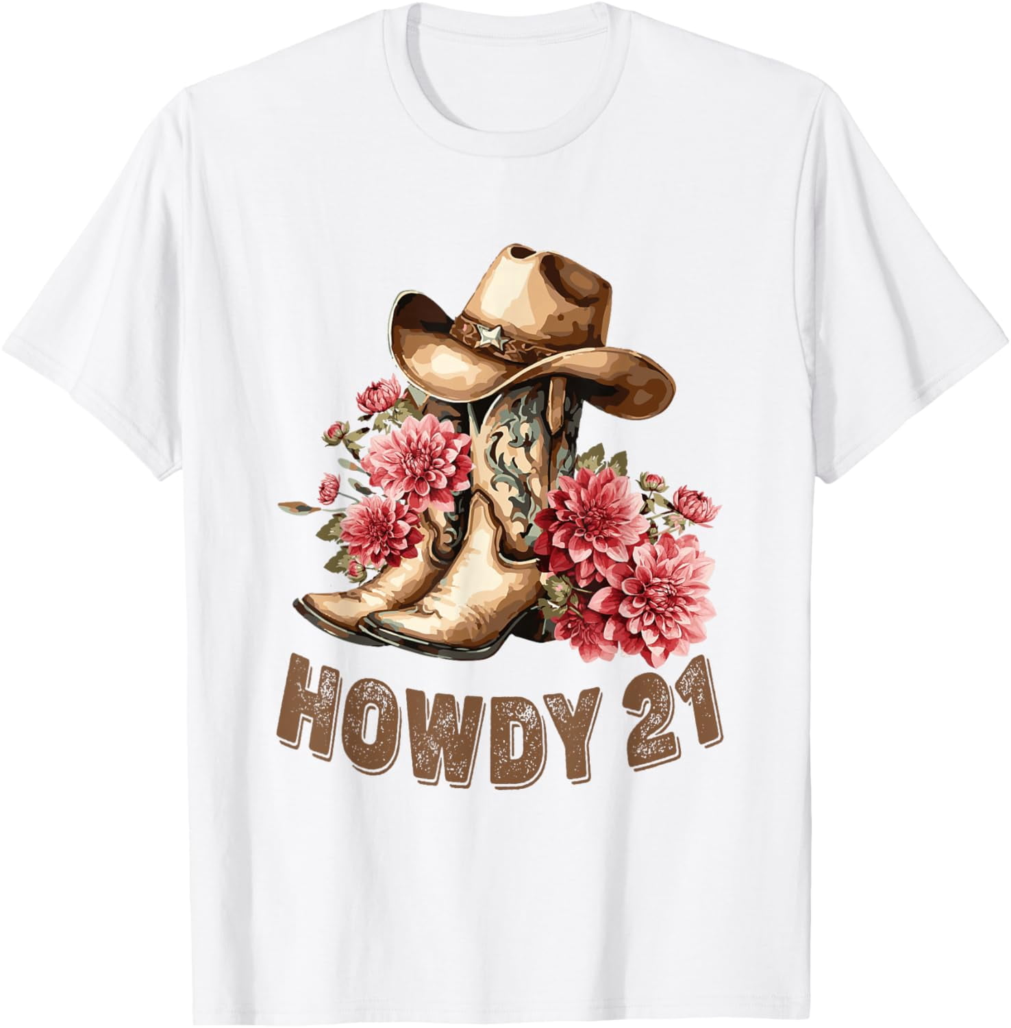 Simple Fit Howdy 21 Year Old Girl Western Country Cowgirl 21St Birthday ...