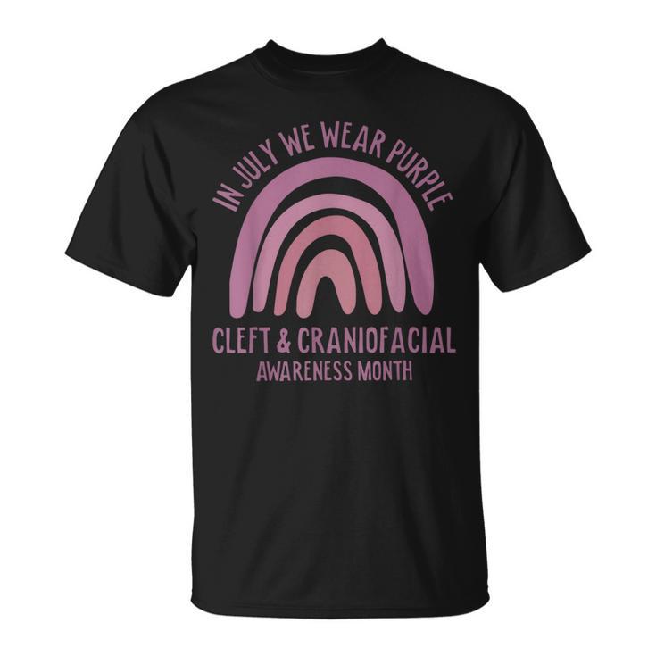 Simple Fit In July We Wear Purple Cleft And Craniofacial Awareness ...