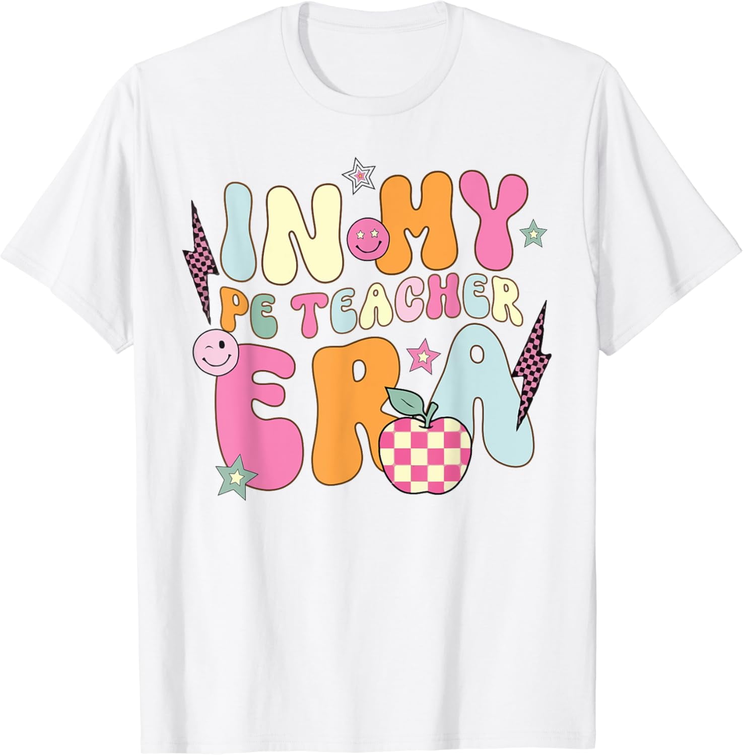 Simple Fit In My Pe Teacher Era Physical Education Teacher Groovy T ...