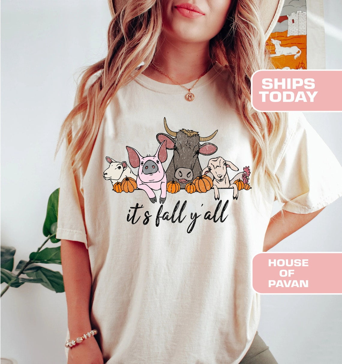 Simple Fit It's Fall Y'all, American Fall Shirt, Vintage Inspired ...