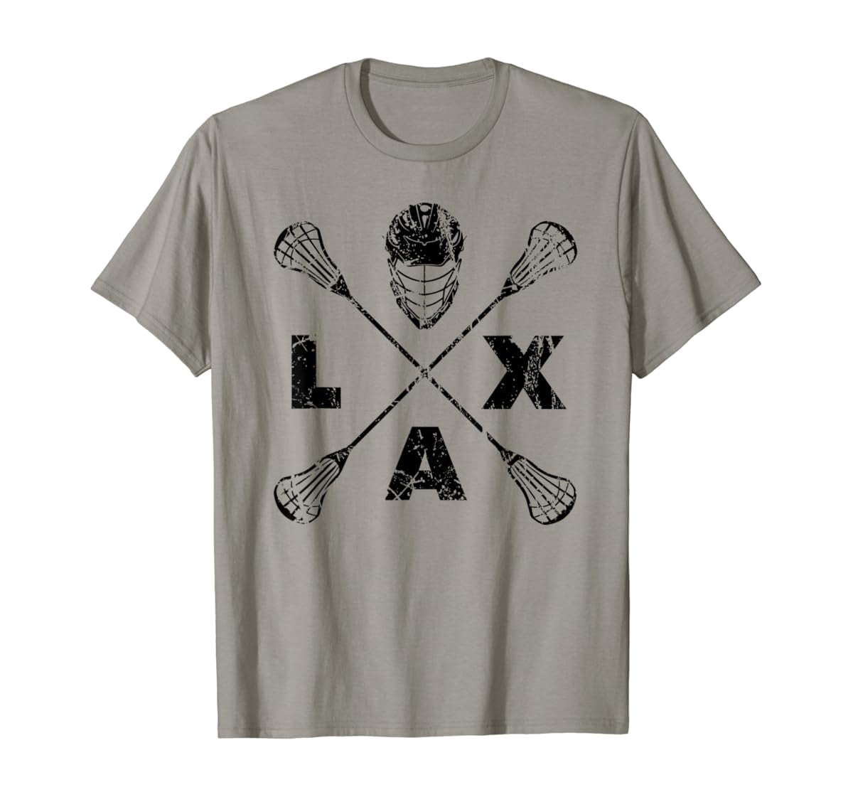 Simple Fit Lacrosse Lax Cross Axis T-Shirt Black Colorway All Size S ...