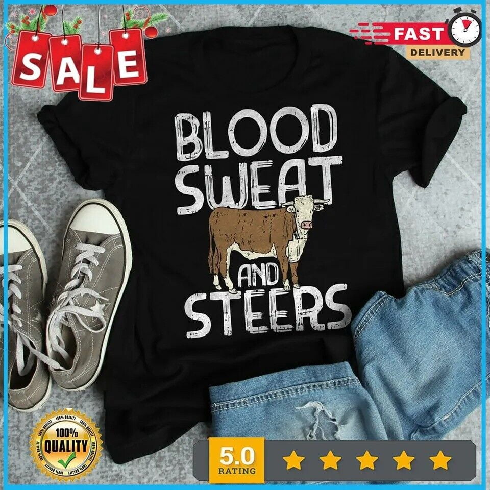 Simple Fit Livestock Show Shirt, Farmer Gift, Hereford Cattle Steer T ...
