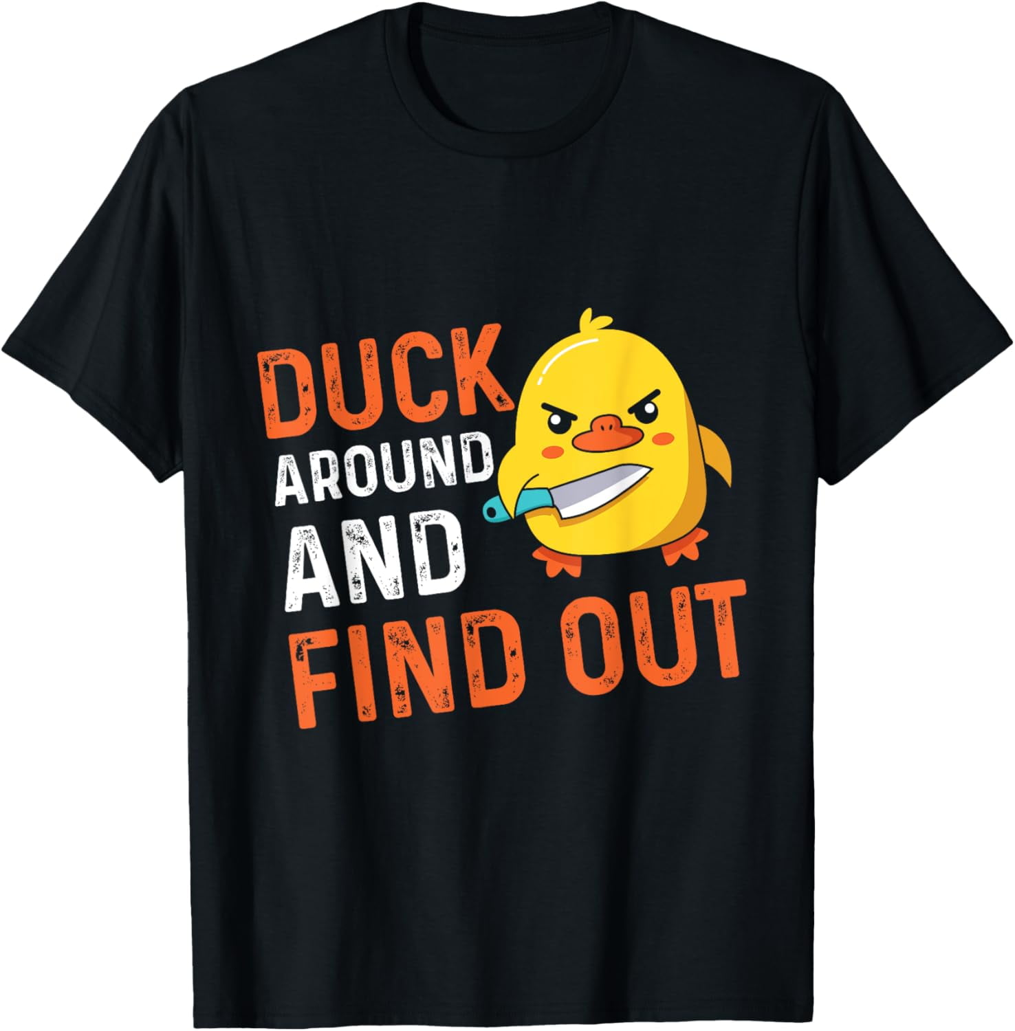 Simple Fit Lung Cancer Warrior Duck Design Together T-Shirt - Walmart.com
