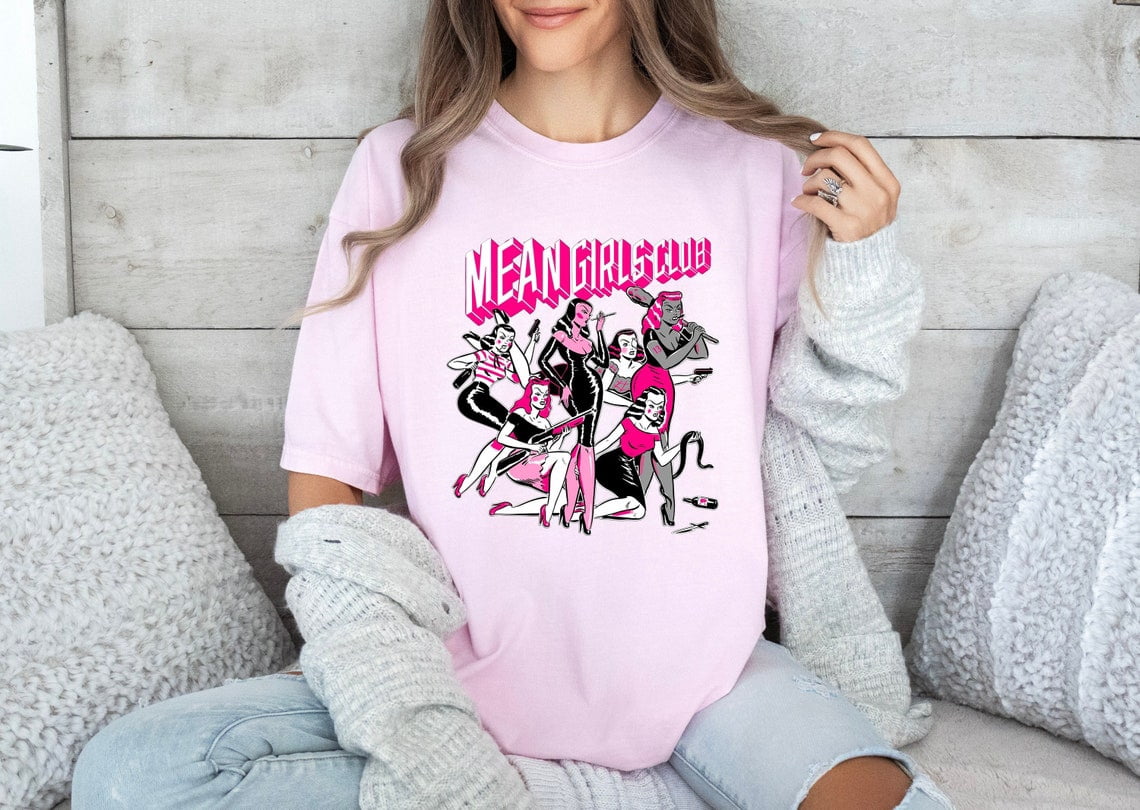 Simple Fit Mean Girls Club Shirt, Gift for Girlfriend, , 90s Shirt ...