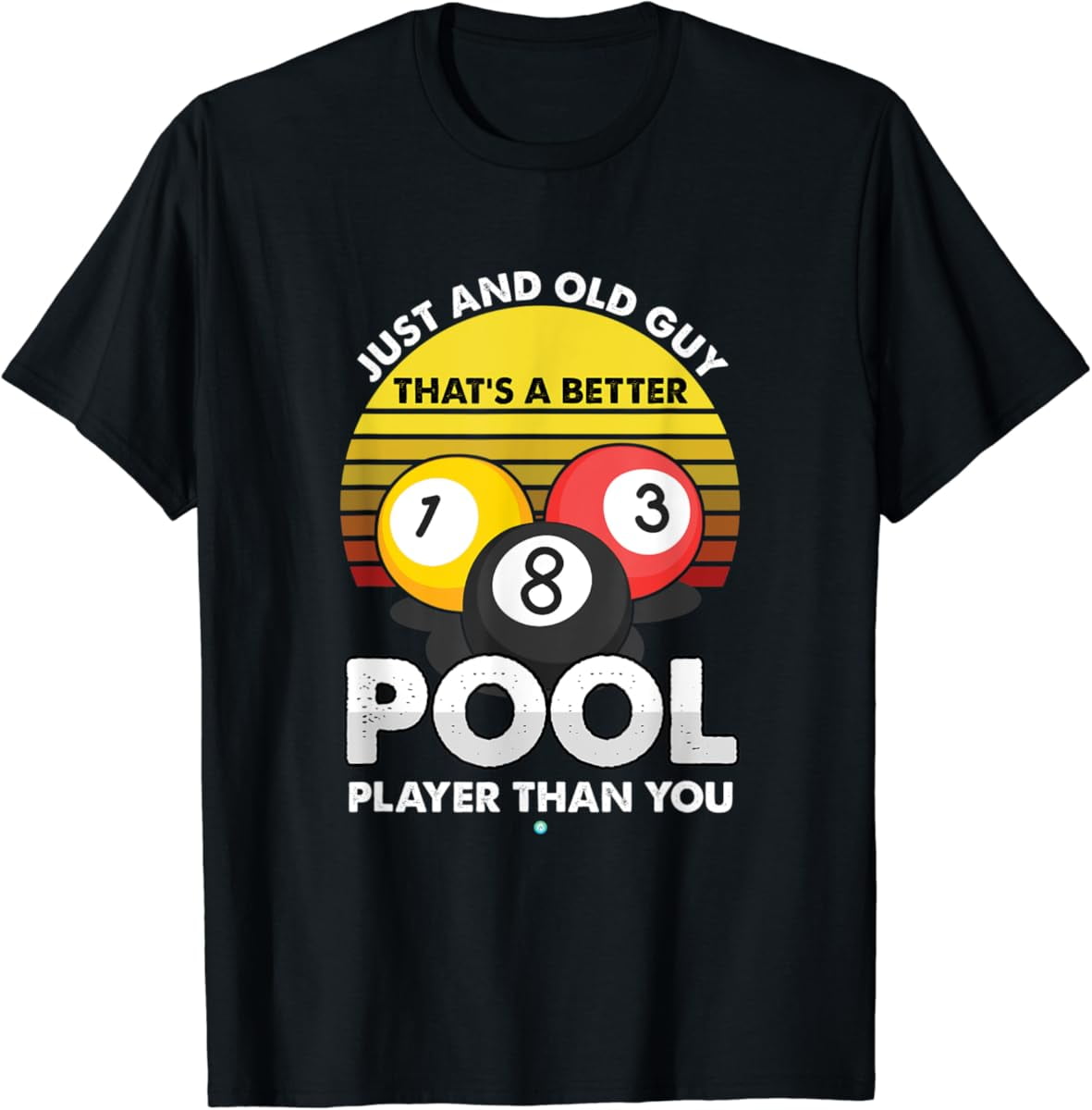 Simple Fit Mens Old Guy Pool Player Tshirt - Billiards Gift Idea All Size S-5Xl - Walmart.com