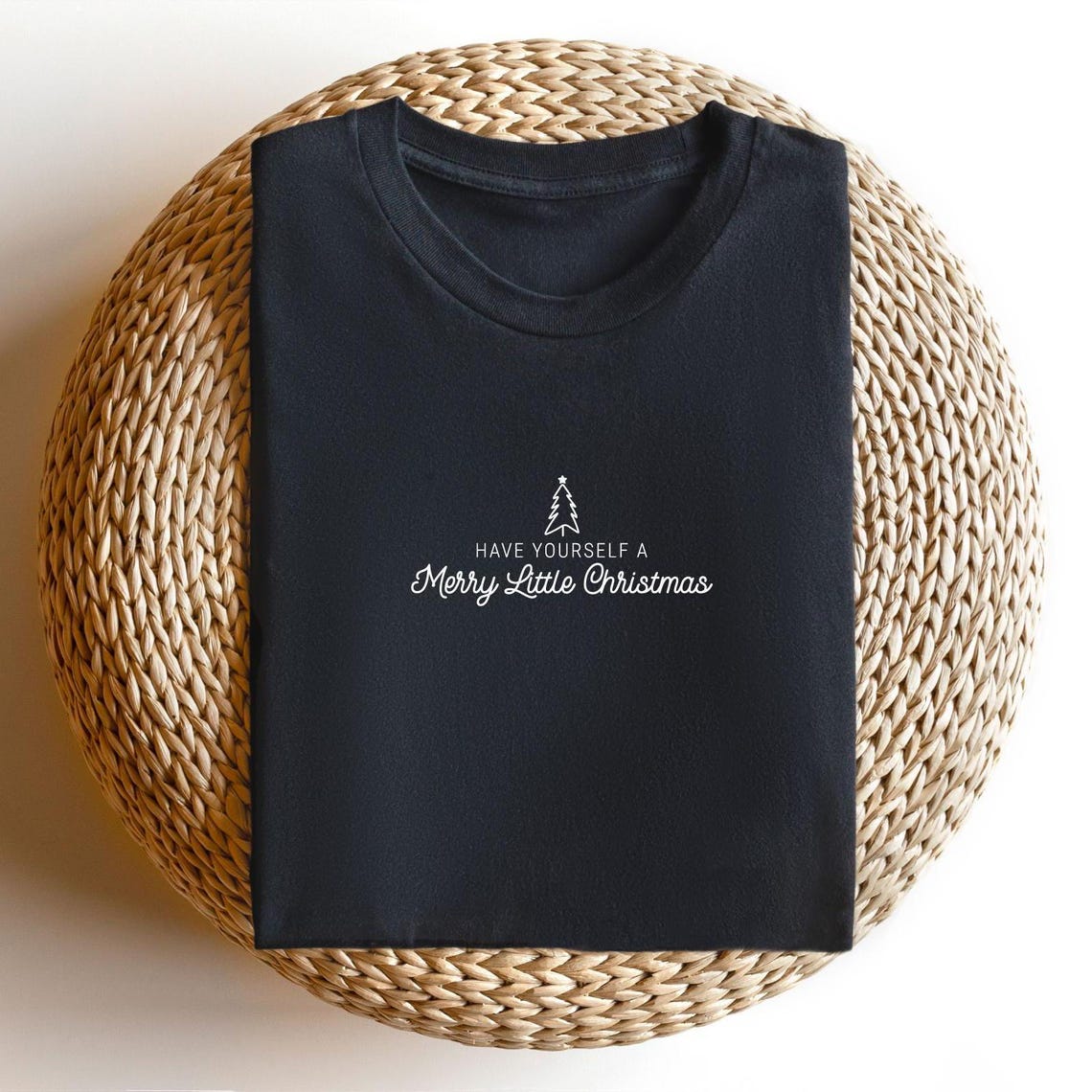 Simple Fit Minimal Happy Holidays Tree Shirt, Happy Holidays Shirt ...