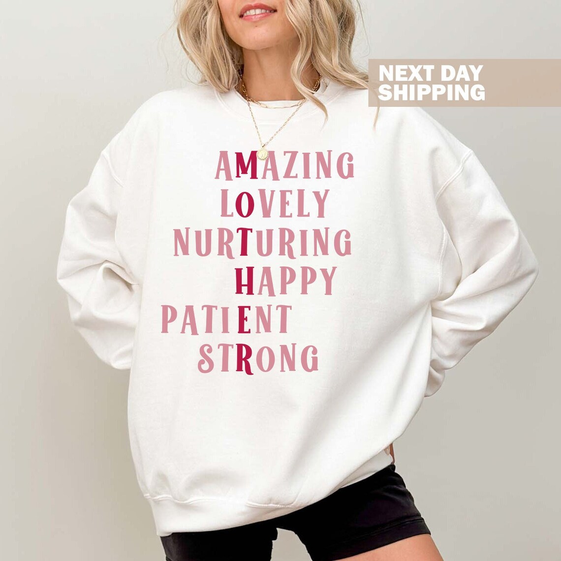 Simple Fit Mother Acrostic Sweatshirt, Christian Mother Shirt, Amazing ...