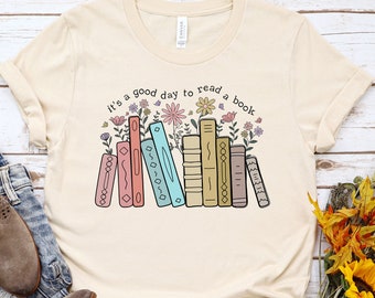 Simple Fit Motivational Read Teacher Shirt, Its a Good Day to Read a ...