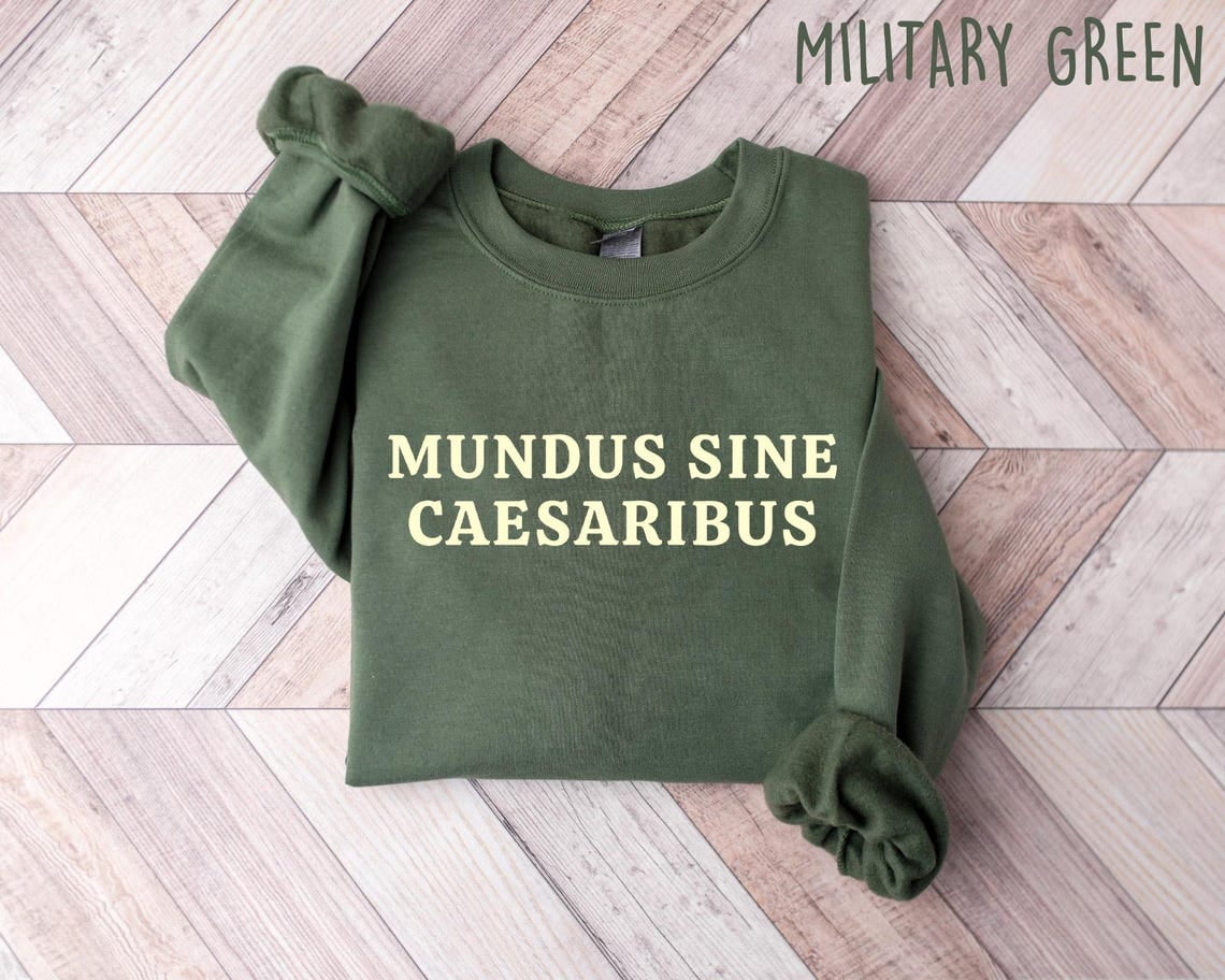 Simple Fit Mundus Sine Caesaribus Shirt, A World Without Caesars Tee ...
