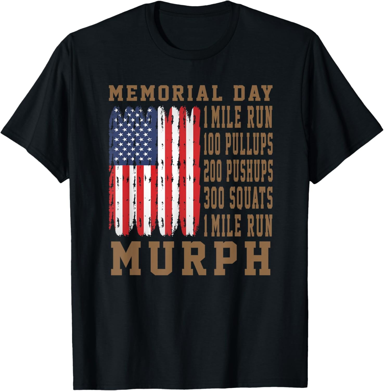Simple Fit Murph Challenge Memorial Day Workout American Flag Patriotic ...