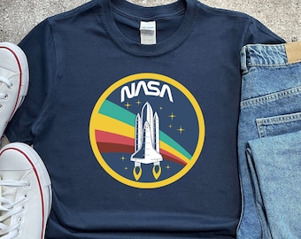 Simple Fit NASA Shirt, Nasa Family Shirts, Nasa Gift Shirt, Space ...