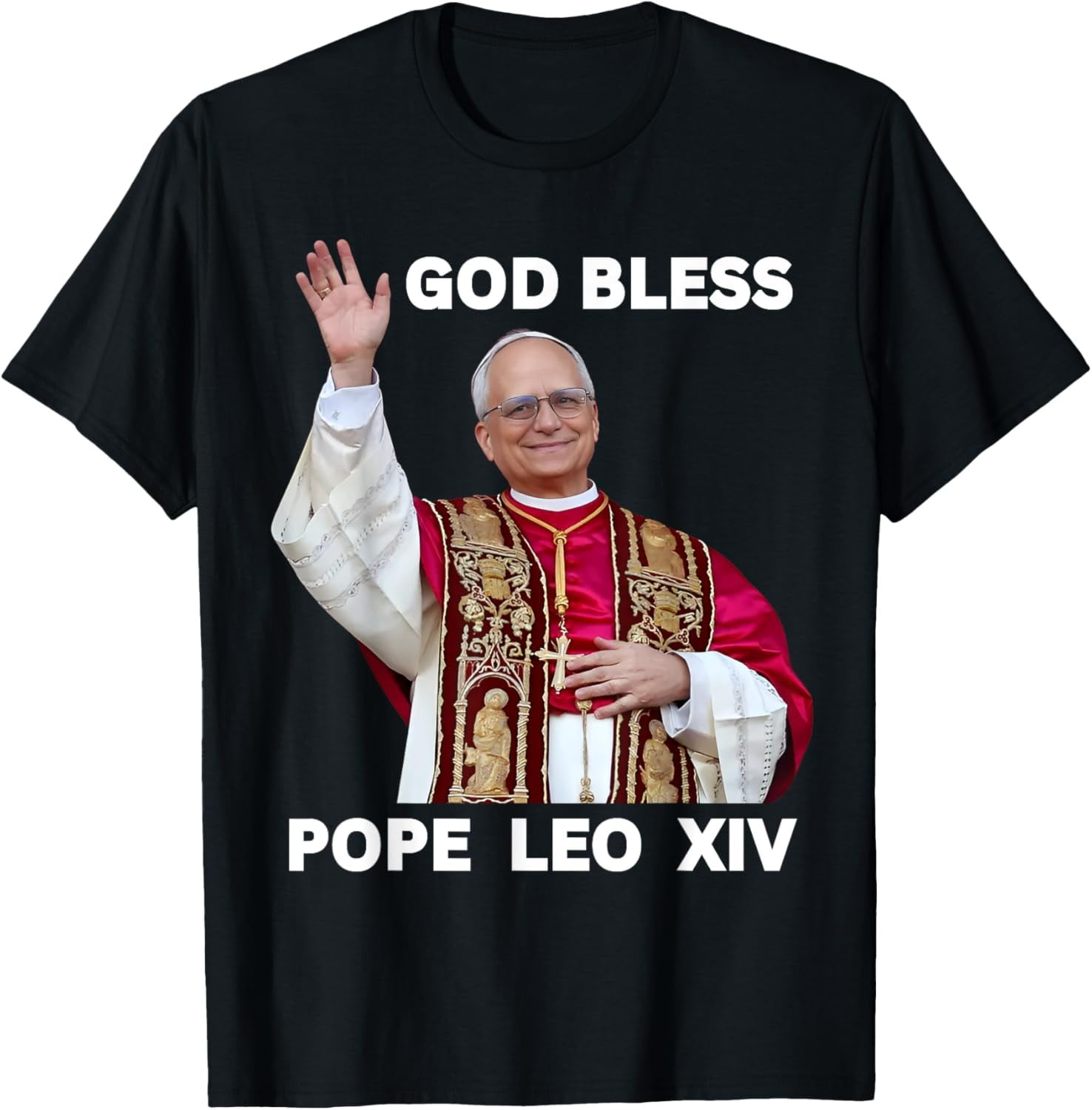 Simple Fit New Pope Leo Xiv Catholic Gifts Merch Souvenirs Catholics T ...