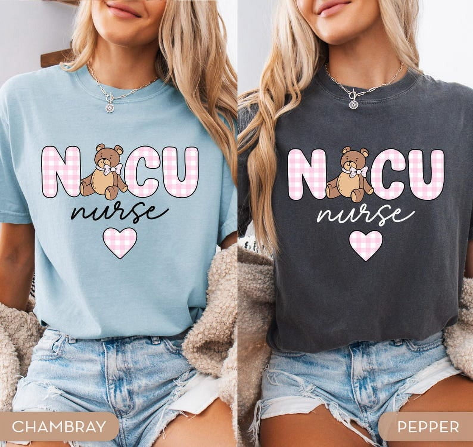 Simple Fit Nicu Rn Shirt, Neonatal Icu Nurse Tshirt, Neonatal Intensive ...