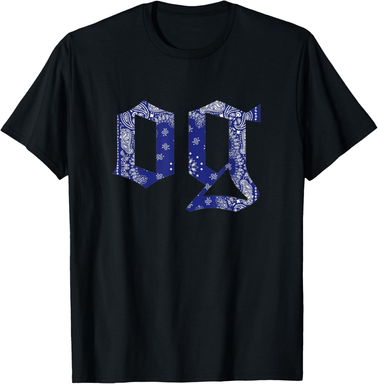Simple Fit Og T Shirts For Men Original Gangster Compton Bandana-Print ...