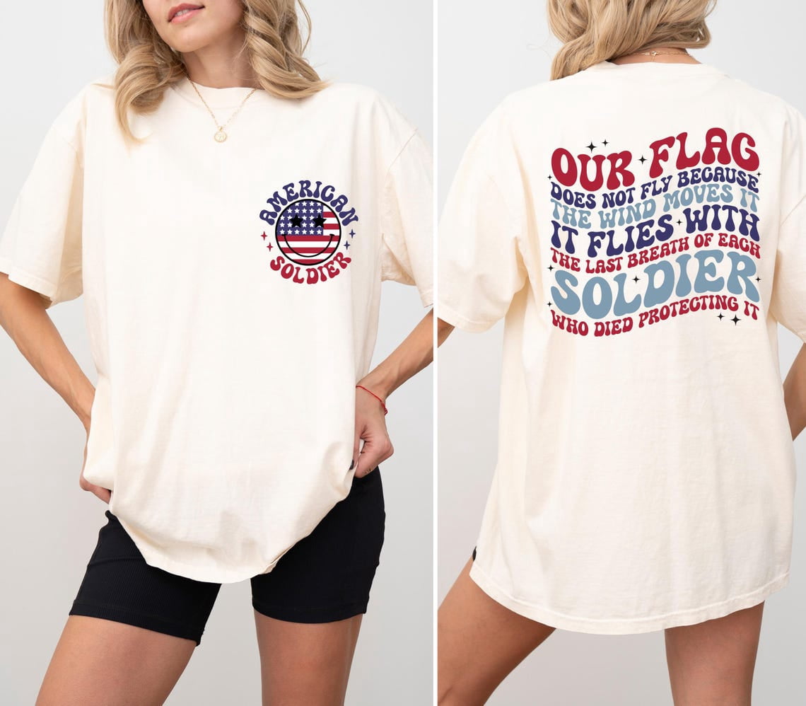 Simple Fit Our Flag Does Not Fly Because the Wind Moves It Shirt, 4th ...