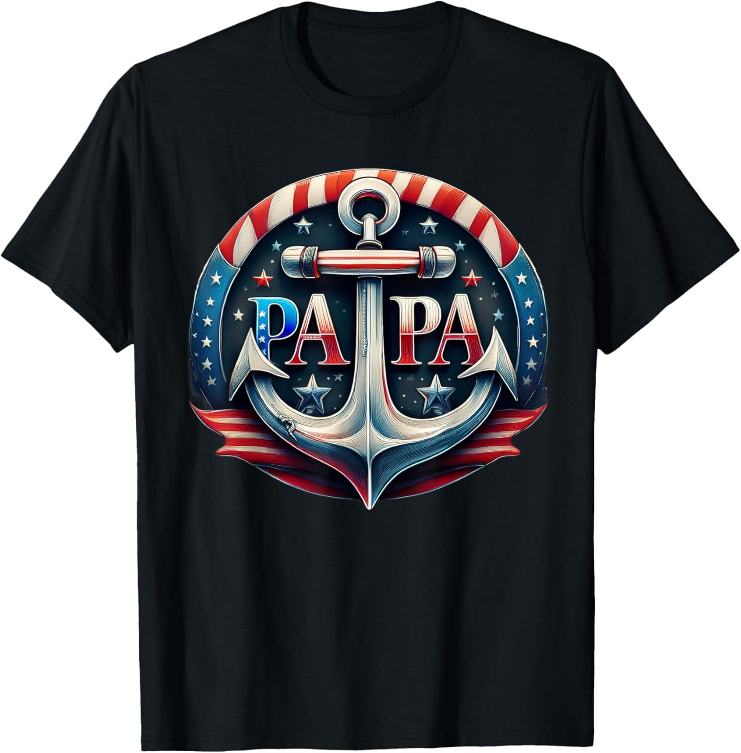 Simple Fit Papa - Anchor Of Our Life , Tribute To Dad Fathers Day Merch ...