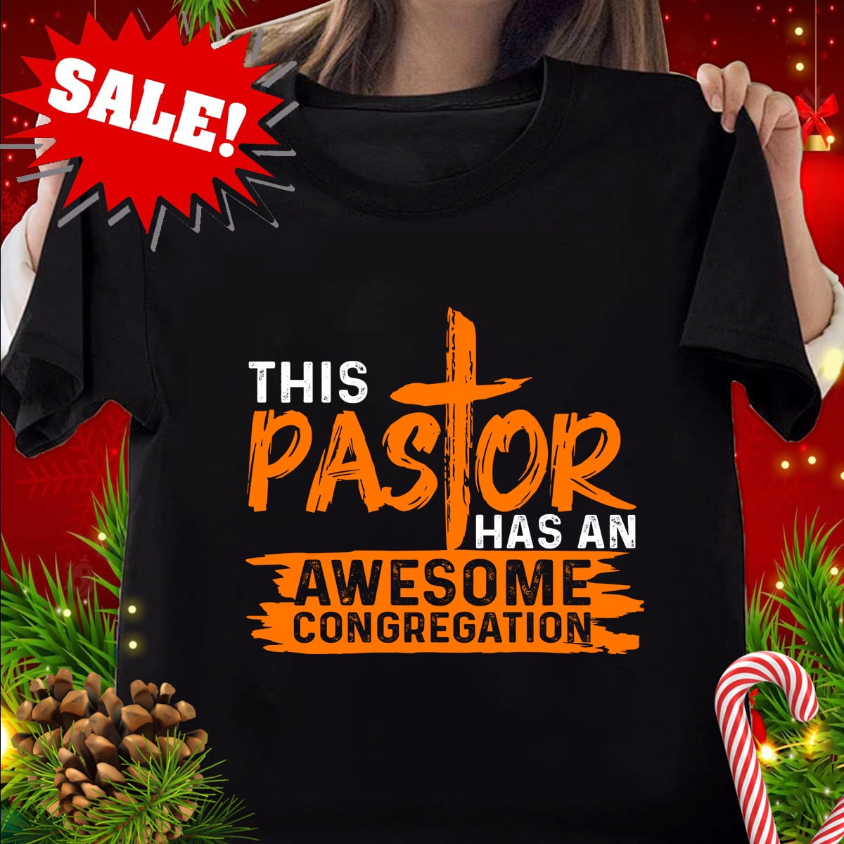 Simple Fit Pastor Appreciation Gift Men Christian Church Priest Shirt ...