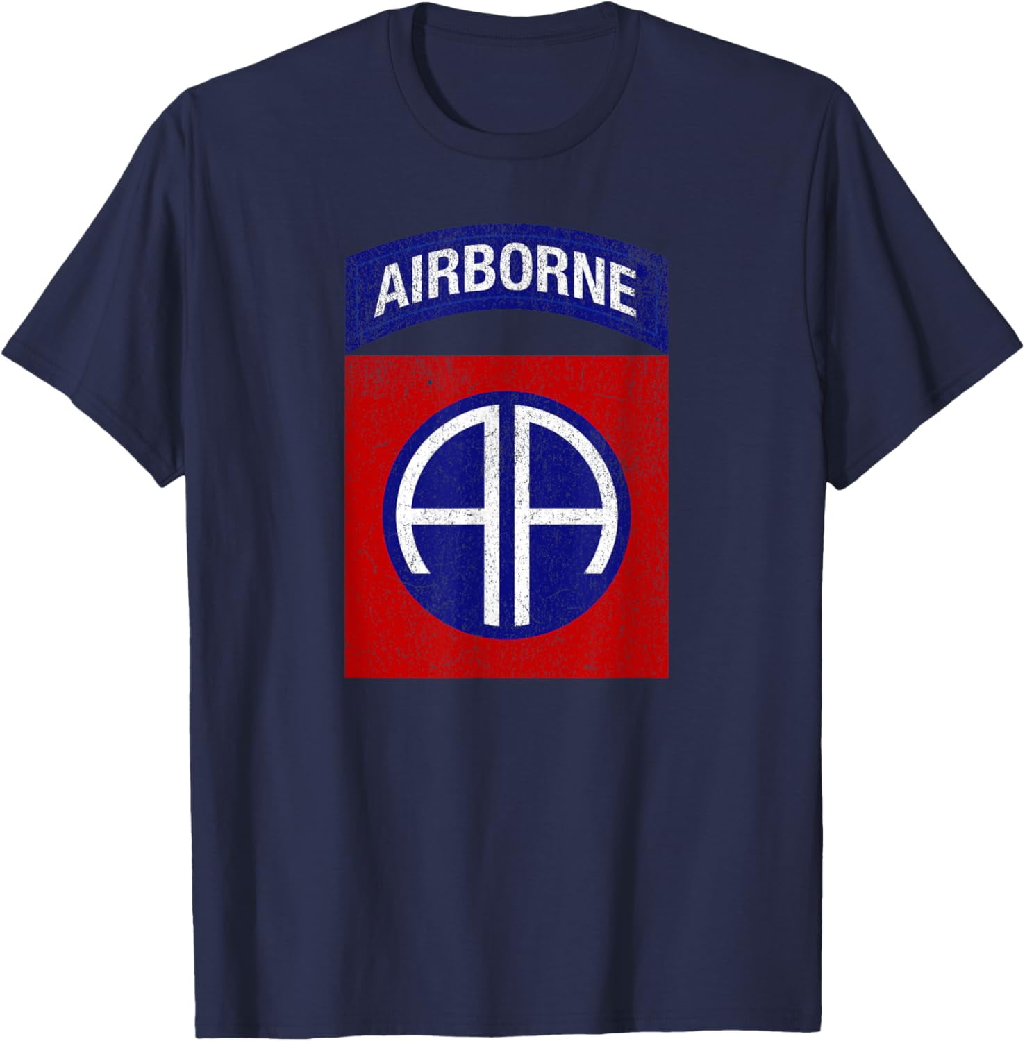 Simple Fit Patriotic Veteran Military Distressed 82Nd Airborne Veteran ...