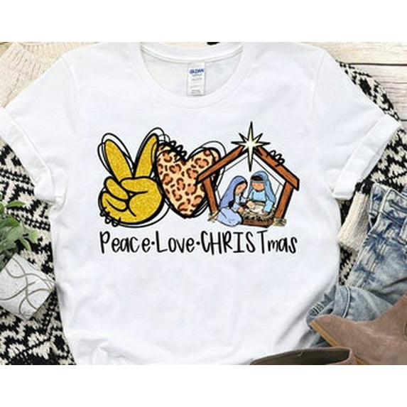 Simple Fit Peace Love Shirt, Shirt, Family Shirts, Gift Idea, Matching ...