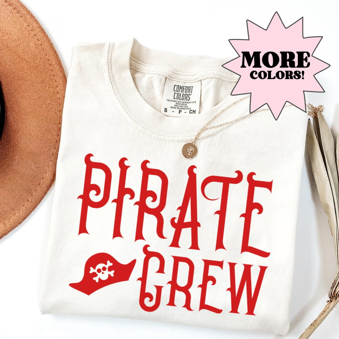 Simple Fit Pirate Crew Shirt, Red Pirate Cruise Shirt, Pirate Shirts ...