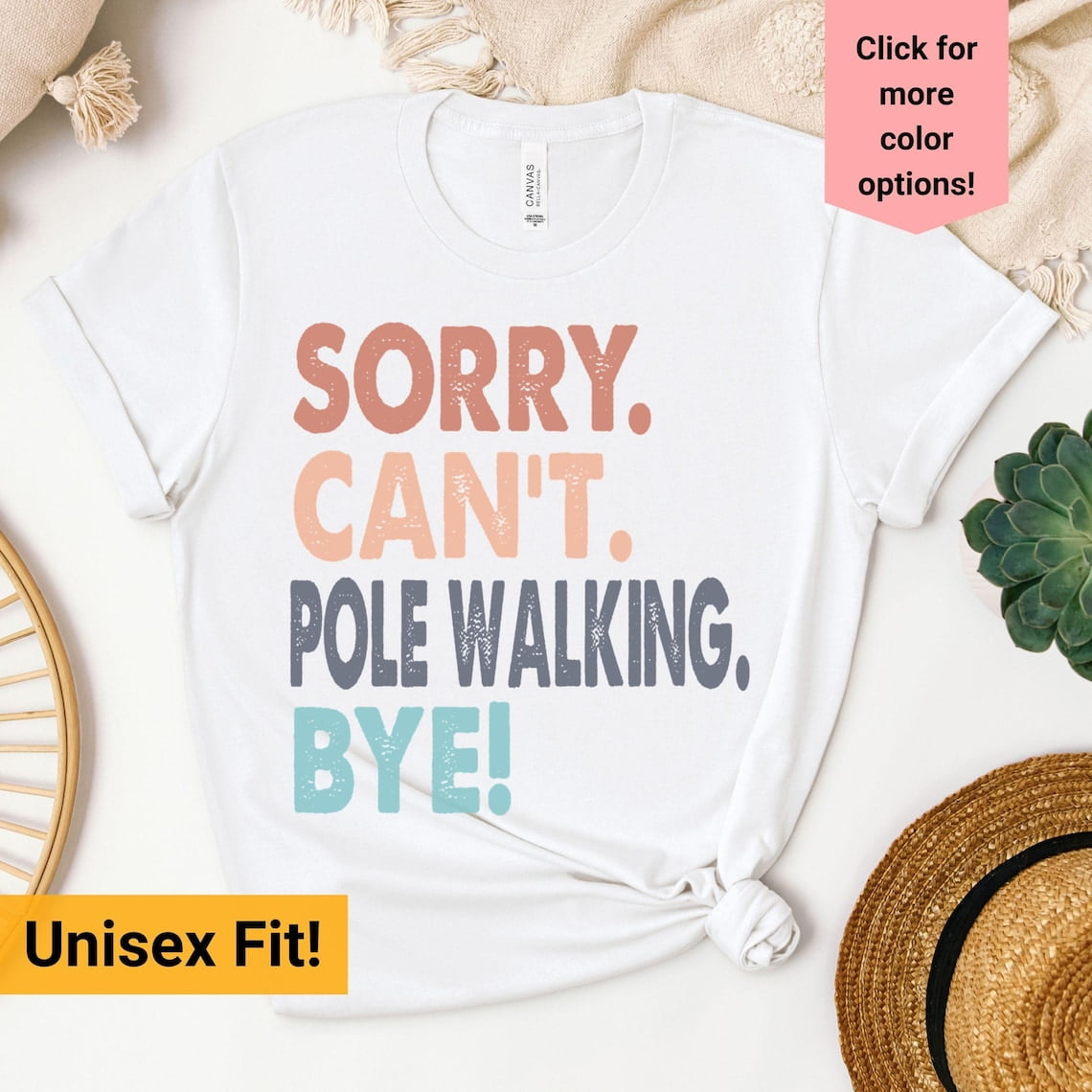 Simple Fit Pole Walking Shirt, Pole Walking Shirt, Hiking , Gift for ...