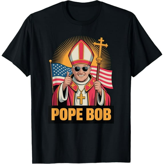 Simple Fit Pope Bob Robert Prevost Pope Leo Xiv Usa T-Shirt - Walmart.com