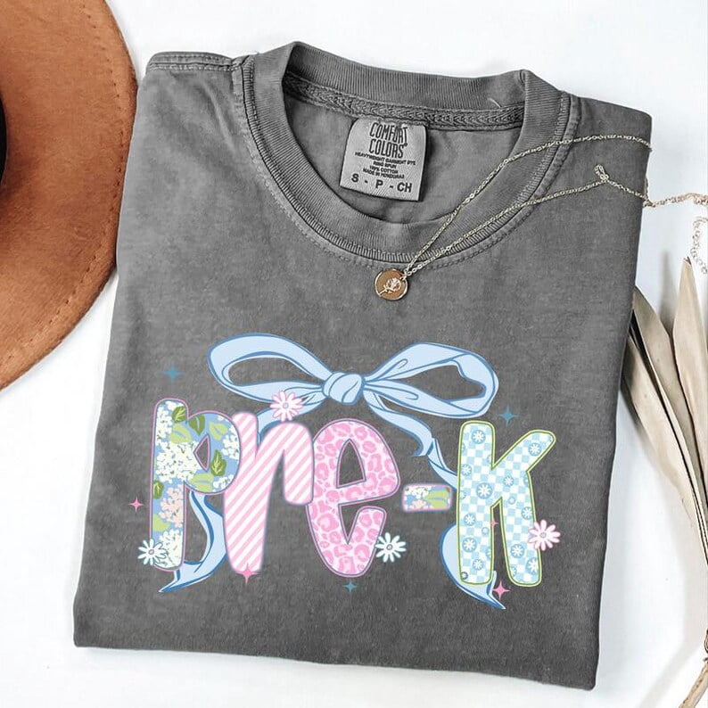 Simple Fit Â® Pre-K Teacher Shirt, Pre-K Squad, Preschool Crew, PreK ...